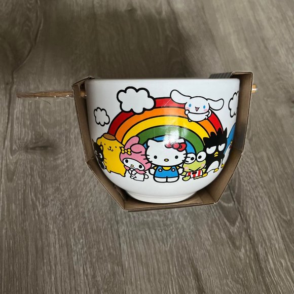 Hello Kitty | Dining | Hello Kitty And Friends Rainbow Ceramic Bowl And ...